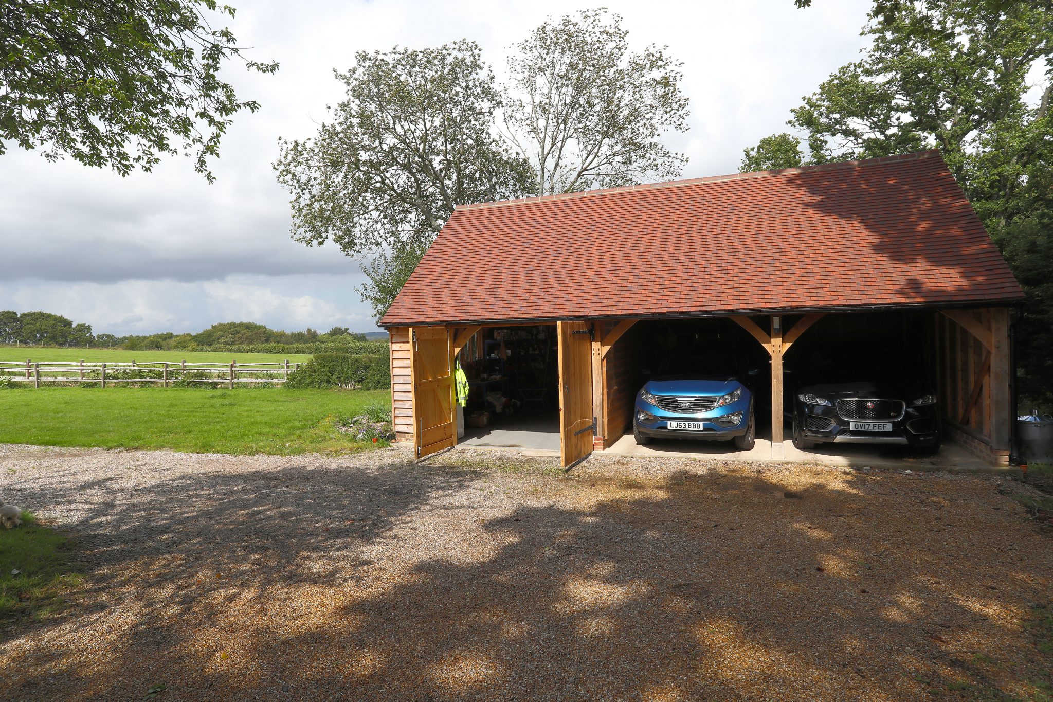 Stunning Oak Framed Double Garage Kits | The Garage Specialist